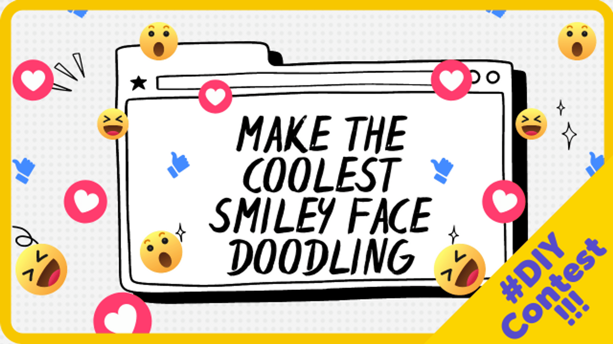 Ultimate Cool Smiley Face Doodling Contest w DIY Star Sprinklepopping