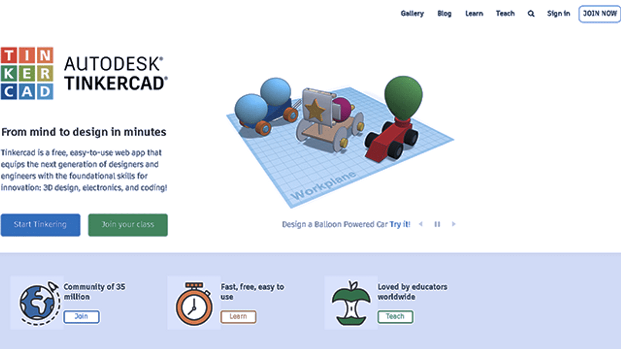 Create a Tinkercad Account