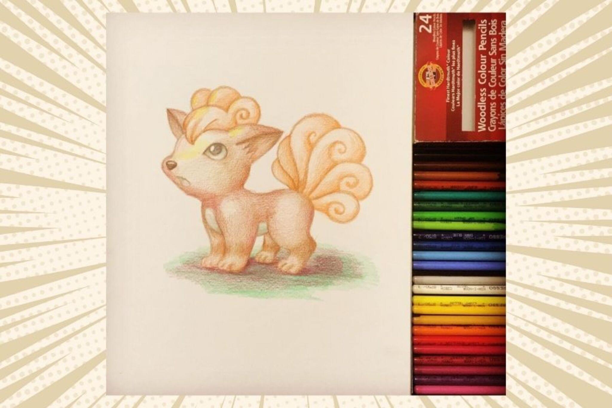 Draw a Pokemon - Vulpix